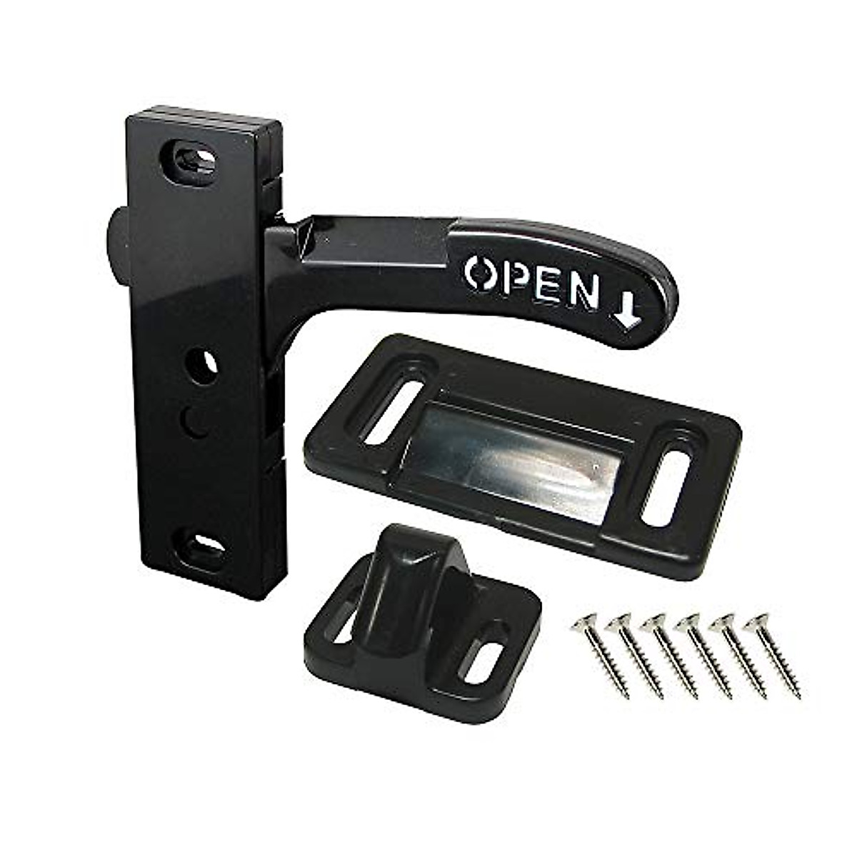 SPEP.com RV Screen Door Latch Kit with Screws - for Camper Motorhome or Travel Trailer (Right Hand)