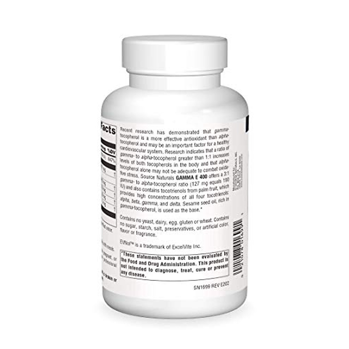 Source Naturals Gamma E Complex 400 mg - 120 Softgels