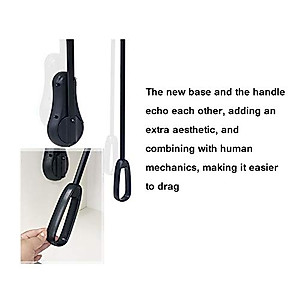 Drop-Down Wardrobe Hanger, Adjustable 510-1150mm, Closet Rod Wardrobe Lifter Storage Rack, Effectively Saving Space, Bearing 30KG (Size : 650-850mm)