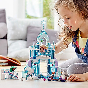 LEGO Disney Frozen Elsa's Magical Ice Palace 43172 Toy Castle Building Kit with Mini Dolls, Castle Playset with Popular Frozen Characters Including Elsa, Olaf, Anna and More (701 Pieces)