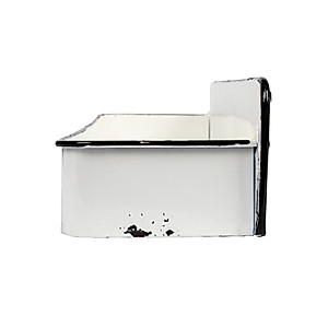 Creative Co-Op DA8541 White Wall Shelves, 2 Count