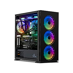 YEYIAN Yari X24 Gaming PC Computer, Intel 12th Gen Alder Lake i7-12700KF 12-Core 3.6GHz, GeForce RTX 3070 Ti 8GB GDDR6X, 1TB NVMe Gen 4 SSD, 2TB 3.5” HDD, 32GB DDR5 4800MHz, 240mm AIO, WiFi 6, BT 5.2