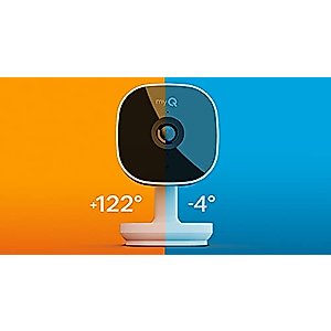 LiftMaster myQ Smart Garage HD Camera - WiFi Enabled - myQ Smartphone Controlled - Two Way Audio - Works with Key by Amazon in-Garage Delivery - Model MYQ-SGC1WLM, + Lens Cleaning Cloth