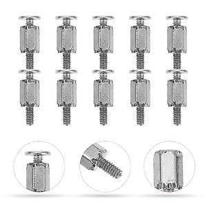 40 Pcs Msi Motherboard Screws Mounting Screw for M.2 Ssd Computer Supply M.2 Screw Computer Part Ssd Screw Ssd Hard Disk Mounting Screw Hex Nut M.2 Motherboard Mounting Screw