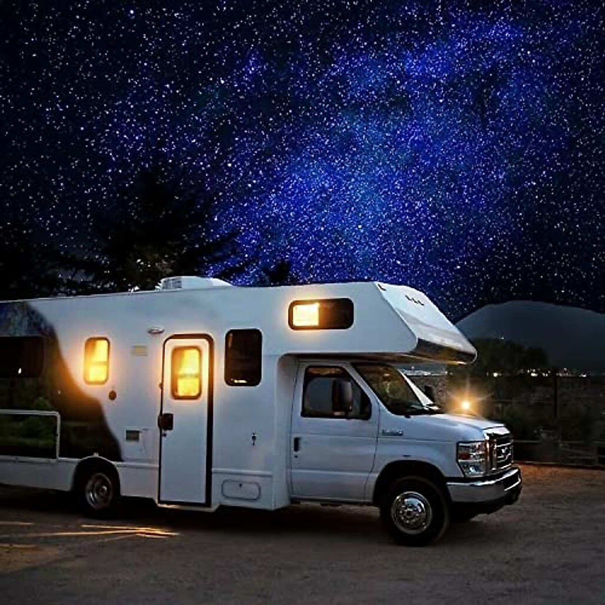 Lounj 2 Inch RV Gel Memory Foam Mattress Topper (RV King (72x80)), Blue