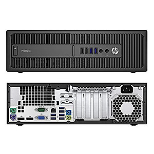 HP Desktop 600 G2 Computer Intel Quad Core i5-6500 3.2-GHz, 32GB Ram, 1TB SSD, with 22in LCD Monitors, DVD, WiFi, Windows 10 (Renewed) ¦