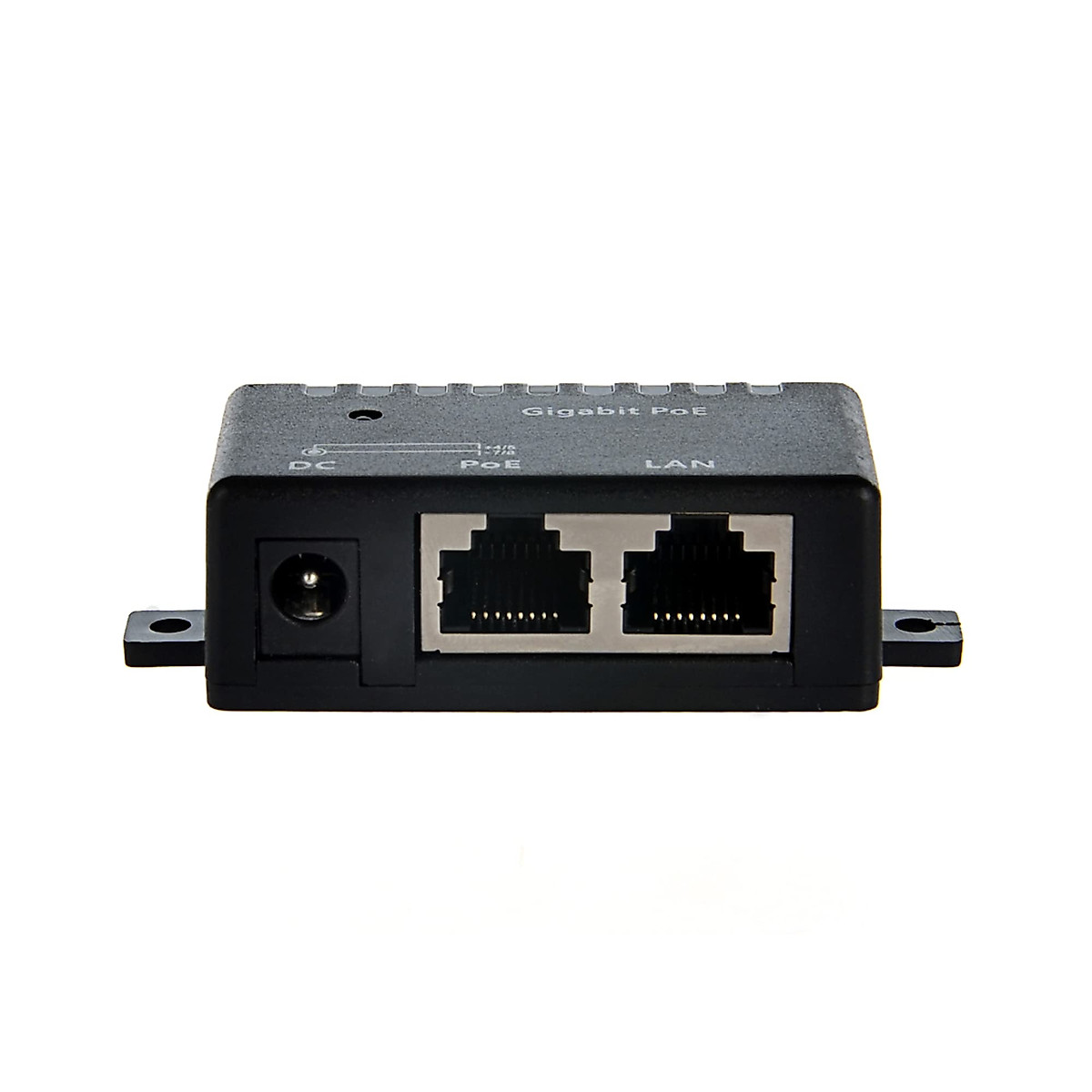 Poe Texas PoE+ Injector - Single Port Power Over Ethernet Passive PoE Adapter - 10/100/1000 Gigabit Data - Includes 48V 30W Power Supply - Wall Mounting Plug & Play for Home Office, VoIP Phone WiFi AP