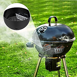 Stanbroil Charcoal Grill Basket Holders - Set of 2 Stainless Steel BBQ Grilling Accessories Replacement for Weber 22" and 26" Charcoal Grills