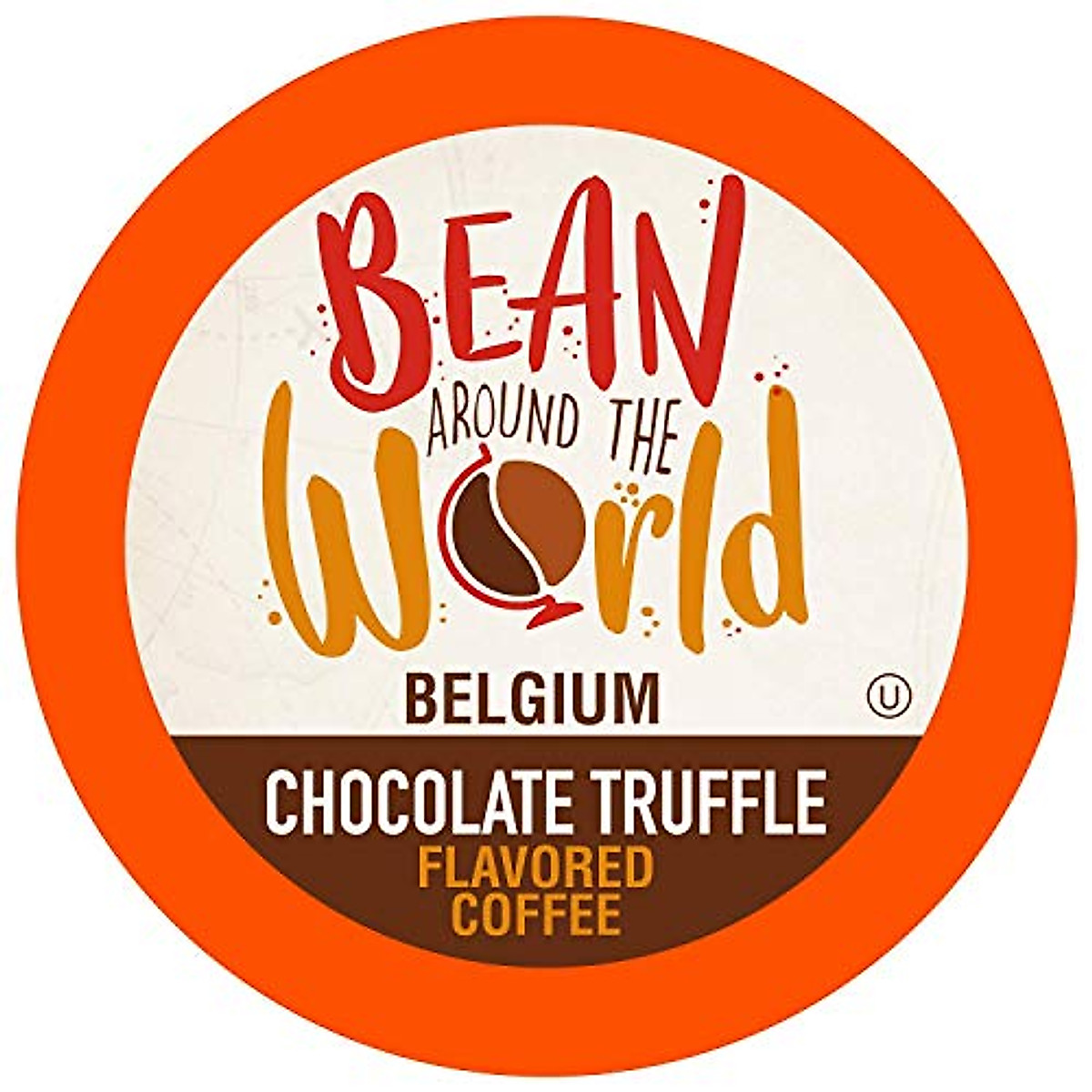 BEAN AROUND THE WORLD Flavored Coffee Compatible With 2.0 Keurig K Cup Brewers, Variety Pack, 40 Count