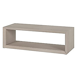 Henn&Hart Osmond Coffee Table, 58" Wide, White