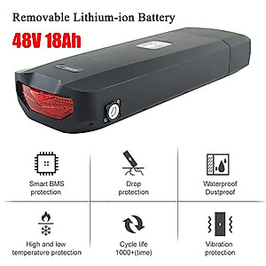 Accinouter SMLRO E5 Plus Electric Bike for Adults 20" x 4.0 Fat Tire with 2000W Dual Brushless Motor, 45 KM 30MPH Shimano 7 Speed MTB, 48V 18Ah Removable Battery, Cargo Bike