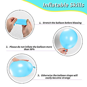 Cartoon Sponge Balloons,Sponge Party Decorations,Sponge Theme Balloon Yellow Blue Teal Clear Balloon For Boy Girls Cartoon Sponge Birthday Baby Shower Party Supplies Sponge Bob Party Supples