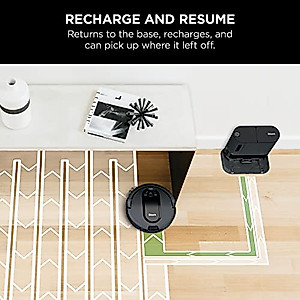 Shark RV912S EZ Robot Vacuum with Self-Empty Base, Bagless, Row-by-Row Cleaning, Perfect for Pet Hair, Compatible with Alexa, Wi-Fi, Dark Gray