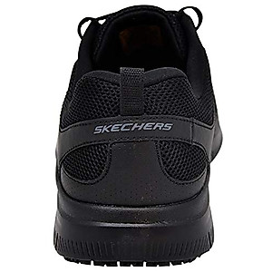 Skechers Men's Flex Advantage SR Black/Black Work Shoe 10.5 W US