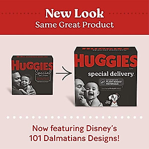 Huggies Special Delivery Hypoallergenic Baby Diapers Size Newborn (up to 10 lbs), 132 Ct, Fragrance Free, Safe for Sensitive Skin