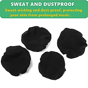 TaiZiChangQin 4 Pcs Stretch Sweat Absorption Ear Pads Covers Compatible with Parrot ZIK 1.0 2.0 3.0 by Philippe Headphone