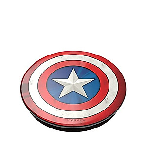 ​​​​PopSockets Phone Grip with Expanding Kickstand, PopSockets for Phone - Captain American Icon