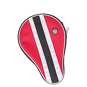 STIGA Table Tennis Racket Cover - Protects 1-2 Ping Pong Paddles, Red