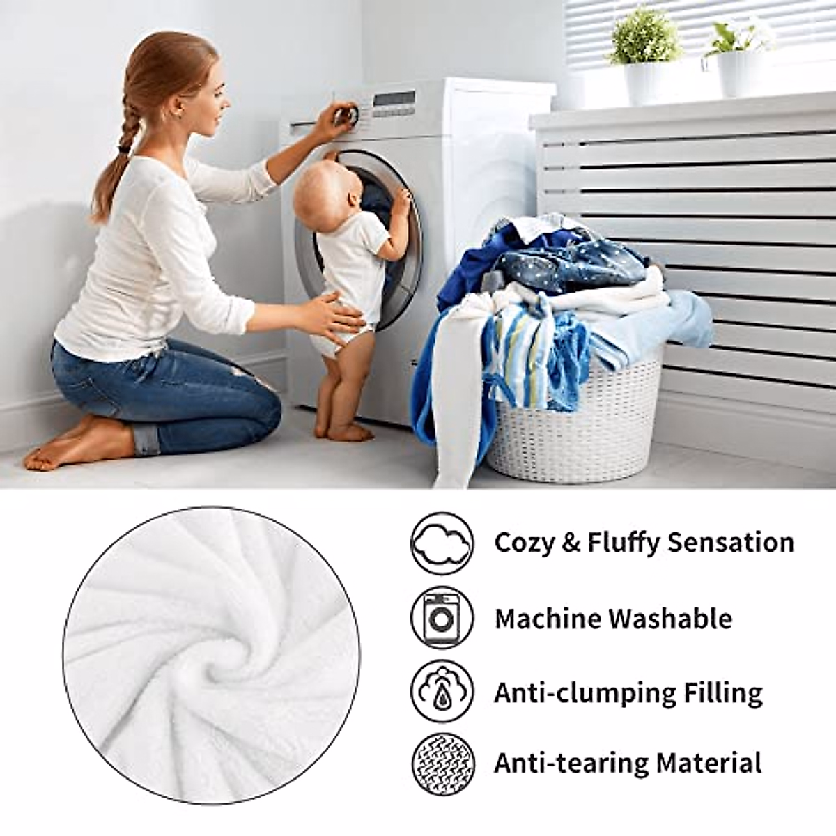 Ultra Soft Throw Blanket Flannel Fleece Warm Blanket for Living Room Bedroom Fit Adult Kids 50"X40"