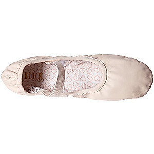 Bloch Women's Dance Belle Full-Sole Leather Ballet Shoe/Slipper, Theatrical Pink, 4 C US