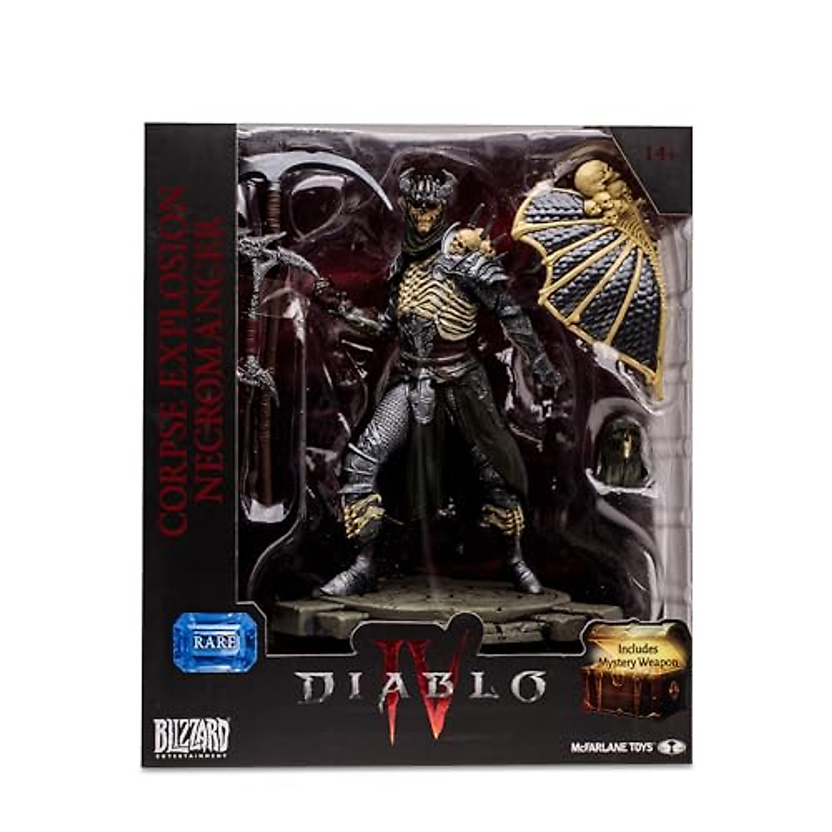 McFarlane Toys - Diablo IV Corpse Explosion Necromancer (Rare) 1:12 Scale Posed Figure
