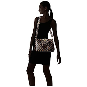 Guess G Vibe Girlfriend Satchel Mocha Logo, Mocha Logo