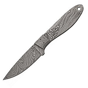 SZCO Supplies Full Tang Damascus Blade, 8"
