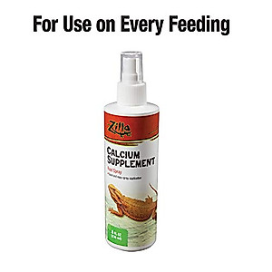 Zilla Calcium Supplement Spray 8 Fluid Ounces