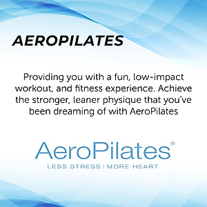 AeroPilates Posture Corrector Pilates Barrel - Home Pilates Back Stretcher - Pilates Strength Workout Machine for Home Gym - Up to 300 lbs Weight Capacity