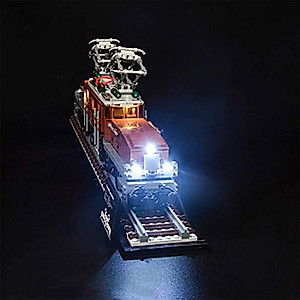 T-Club Led Light Kit for Lego Creator 10277 Crocodile Locomotive Model Building Blocks (Not Include Lego Model)