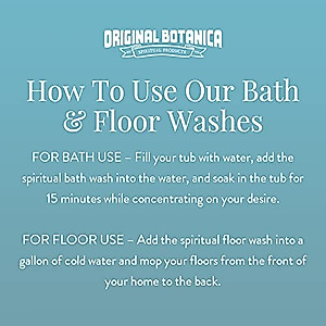 Original Botanica Quita Maldicion Bath and Floor Wash Spiritual Cleansing Negative Energy Protection Herb Purification, for Curse Removal, 8oz