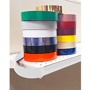 Decorative Gondola Shelving Vinyl Insert for Ticket Channel 130 FT. x 1.25 in. - White
