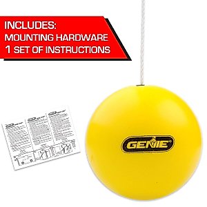 Genie GPS-R Stop Perfect Every Time Parking Guide System, one Size, Yellow, 1 Count (Pack of 1)