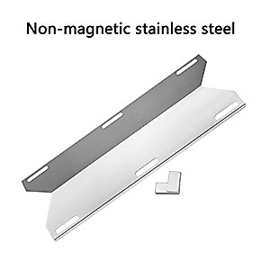 Hisencn Repair Kit Replacement for Charmglow Home Depot 3 Burner 720-0230, 720-0036-HD-05 Gas Grill Models, Stainless Steel Grill Burner Tube, Heat Plates Tent Shield, Burner Cover