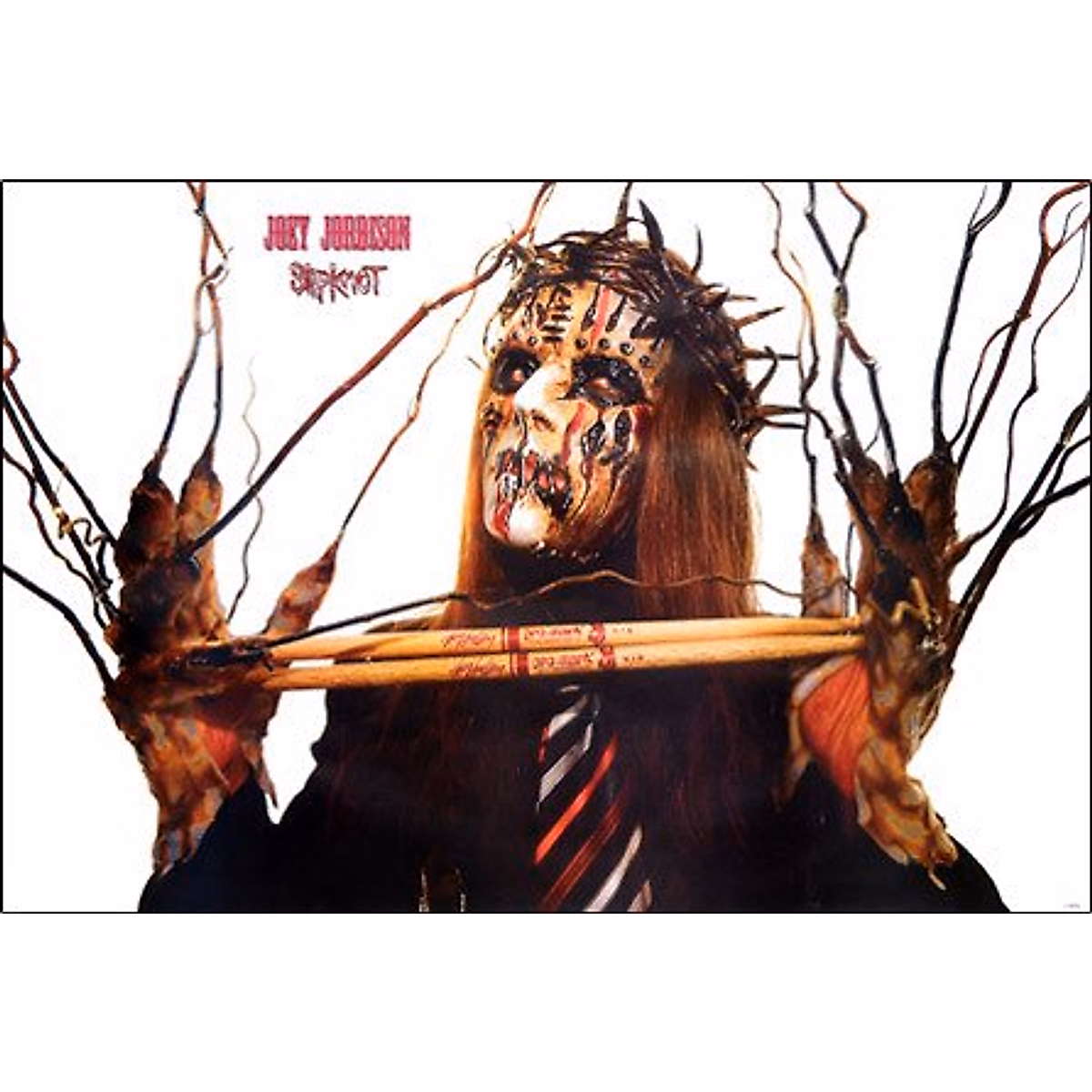 Slipknot Joey Jordison horiz POSTER 34 x 23.5 (sent FROM USA in PVC pipe)