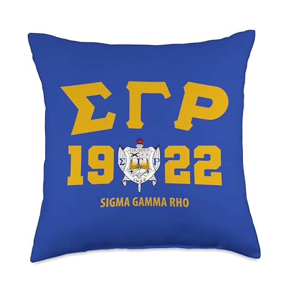 Sigma Gamma Rho Sorority Throw Pillow