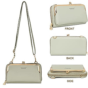 Montana West Small Crossbody Bag for Women Western Style Cellphone Purse Wallet Bag Travel Size With Strap MWC-121GN