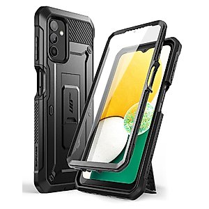 SUPCASE Unicorn Beetle Pro Full-Body Rugged Holster Case for 6.6-Inch Samsung Galaxy A13 4G/5G (2022), Black