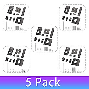 Dinghosen Wall/Ceiling Mount Bracket for UB-20 Series II ST535 ST525 ST520 535III 525III CM520 Virtually Invisible 300 Lifestyle 600 SoundTouch JC-II AM6-V AM10-V AM10IV Black (Set of 5)