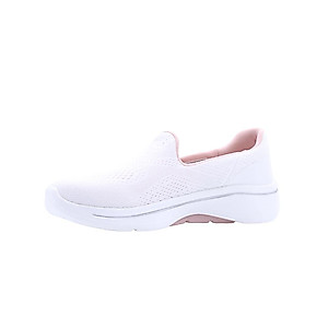 Skechers Go Walk Arch Fit - Imagined White/Light Pink 10 B (M)