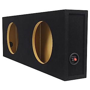 RockvilIe RDSM10 Dual 10" Shallow Mount 0.56 Cu Ft Car Sub Enclosure Box