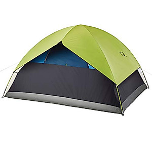 Coleman Dark Room Sundome Camping Tent, 4/6 Person Tent Blocks 90% of Sunlight and Keeps Inside Cool, Lightweight Tent for Camping Includes Rainfly, Carry Bag, and Easy Setup