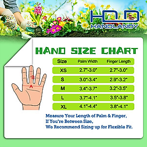 HANDLANDY Rose Pruning Gardening Gloves for Men & Women, Thornproof Long Gauntlet Gloves, Pigskin Leather - Breathable & Durability (Large)