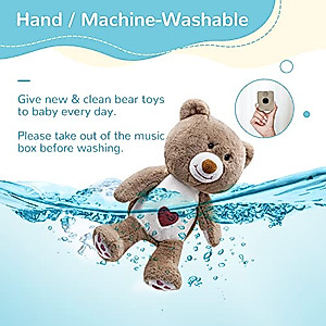 DEARBABY Baby Sleep Soother,Newborn Essentials Baby Stuff Toys 0-6 Months,Baby Christmas Girl Gifts Sound Machine for Nursery with Realistic Breathing Motion Shusher Baby Registry Search