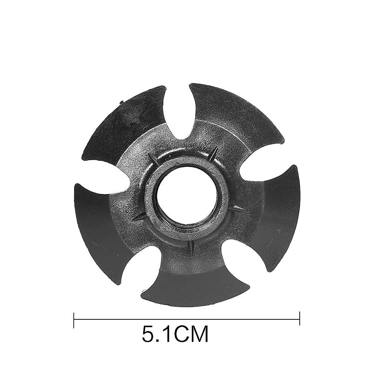 Pack of 5PCS Hiking Pole Basket, Rubber Hiking Walking Stick Cane Accessory Snow Mud Drag Basket Ski Pole Basket