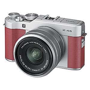 Fujifilm X-A5 Mirrorless Digital Camera w/XC15-45mmF3.5-5.6 OIS PZ Lens - Pink