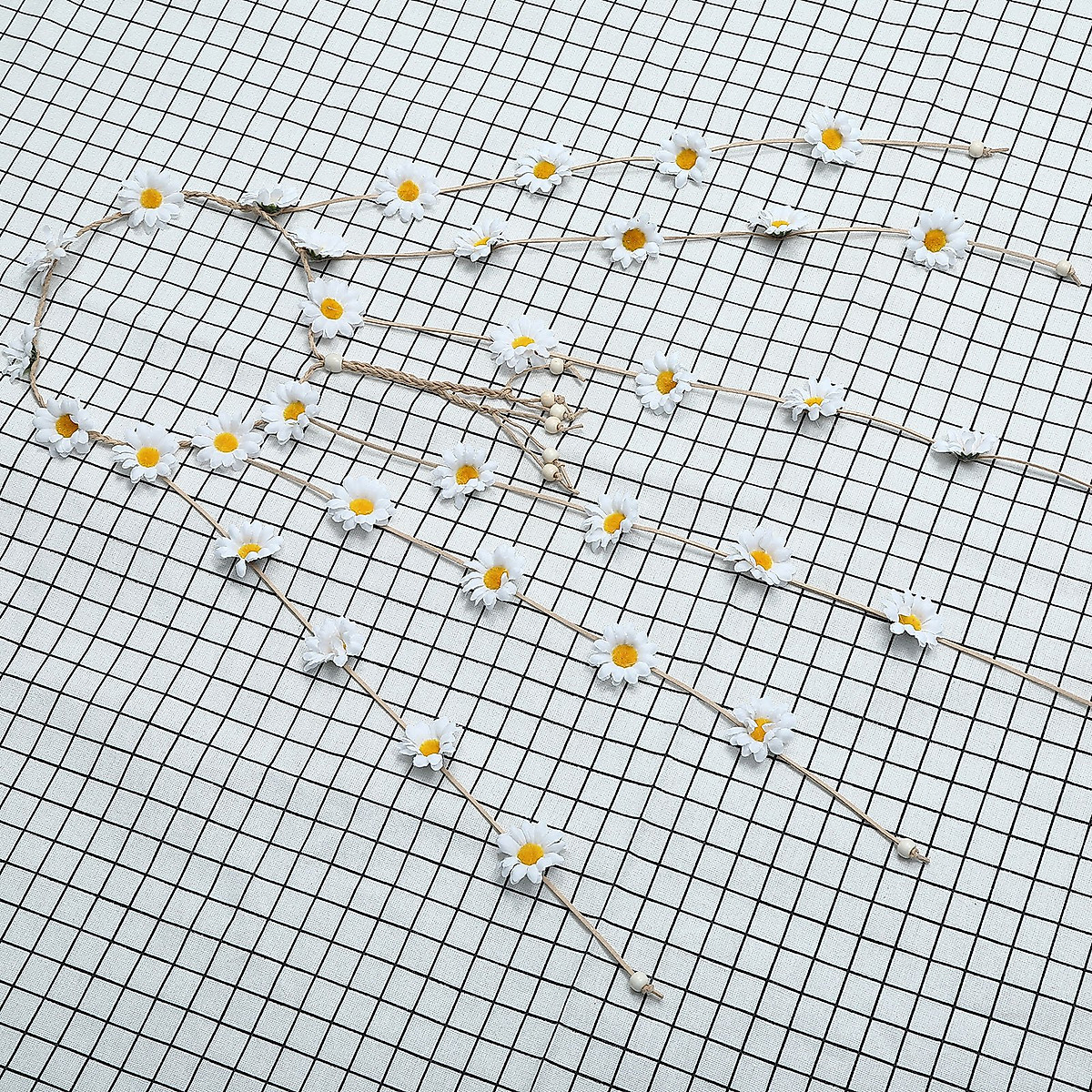 AWAYTR Sunflower Headband Women Hippie Headwear Bohomia Feather Rope Crown Headdres for girls (Sunflower)