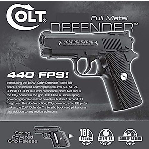 Umarex Colt Defender Semi Automatic Metal Frame .177 Caliber BB Gun Air Pistol
