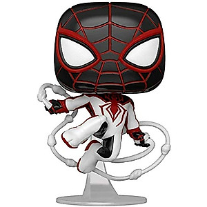 Spider-Man Miles Morales T.R.A.C.K. Track Suit Pop # 768 Marvel Gamerverse Vinyl Figure (Bundled with EcoTek Protector to Protect Display Box)