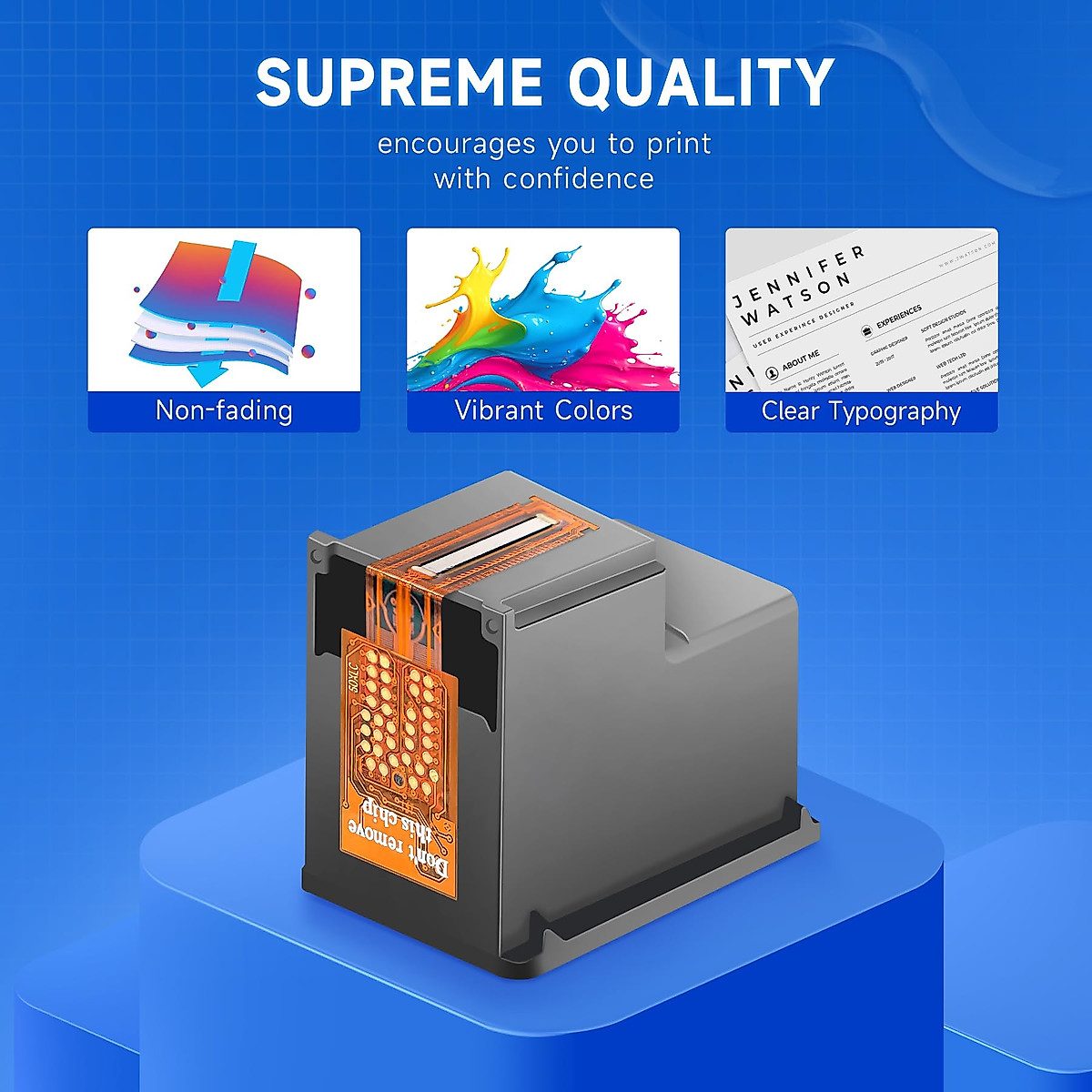 67XL Ink Cartridge Black/Color Combo Pack for HP Ink 67 67XL for HP 67 Ink Cartridge Fit for Envy 6000 6055 6055e 6400 6455 DeskJet 2855e 2700 2700e 2755 2755e 2752 4152 2755 4155e Printer(2 Pack)